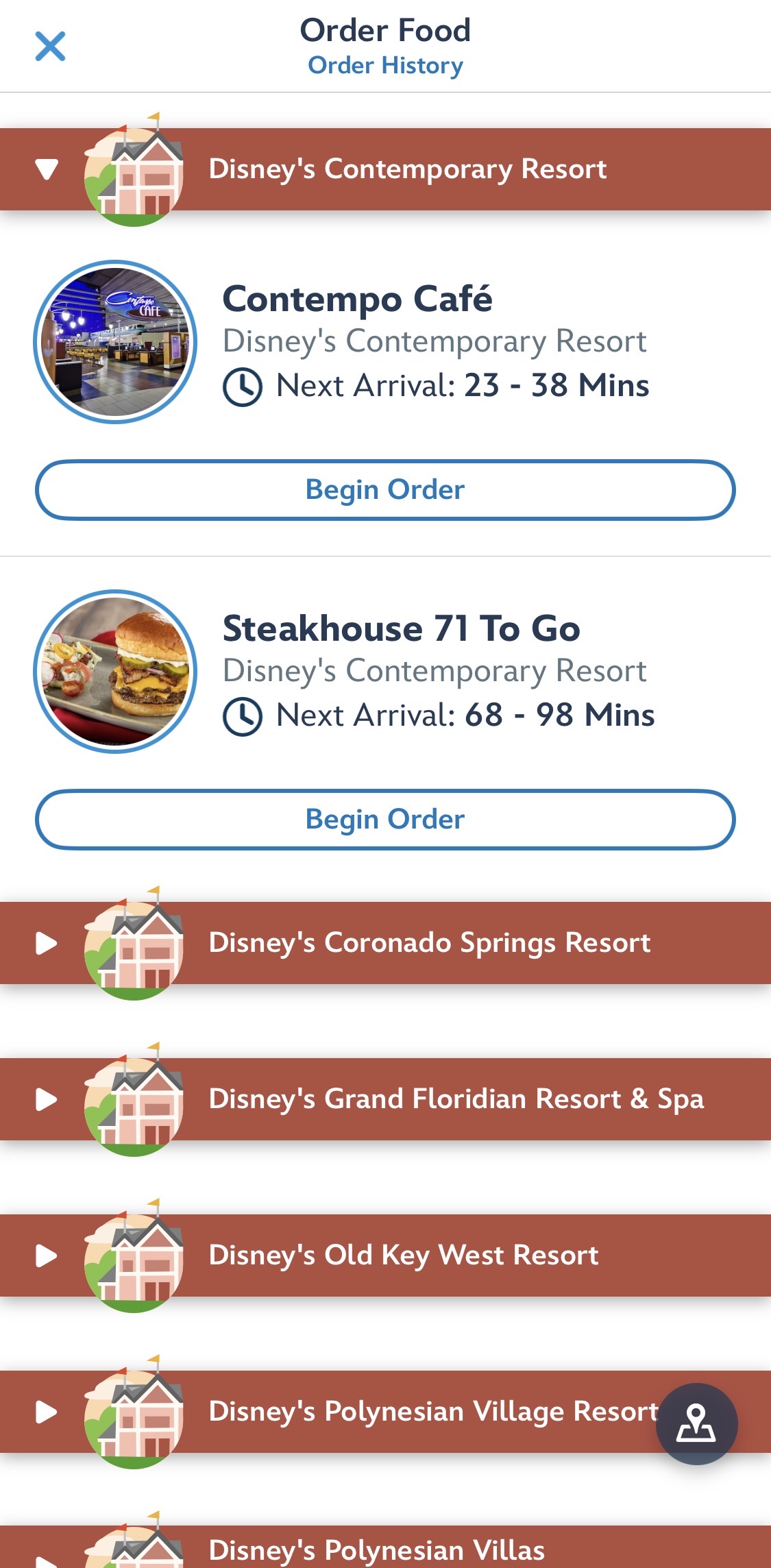 Disney World Resorts: Ordering Food To Go - DVC Rental Store