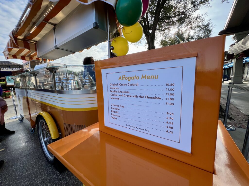 Vivoli Il Gelato’s New Affogato Cart Opens at Disney Springs - DVC ...