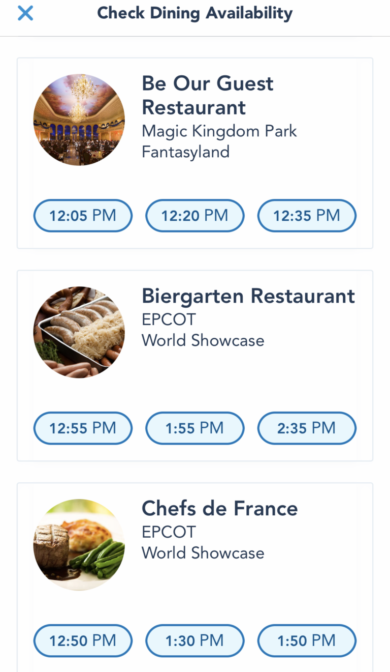 Changes Coming to Advanced Disney Dining Reservations - DVC Rental Store